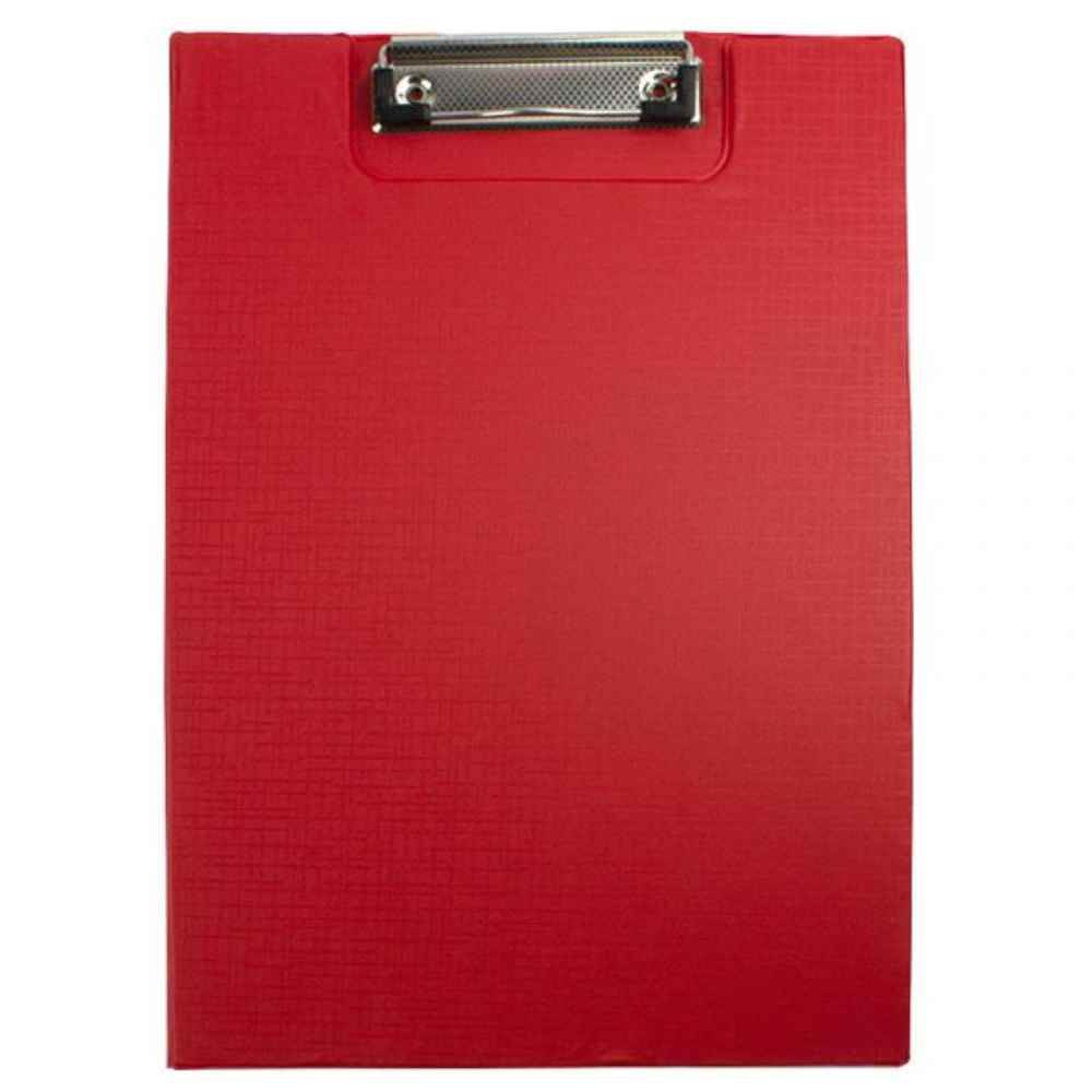Clipboard CN dublu, carton plastifiat, A4, rosu, 20buc/cut, 80buc/bax ...